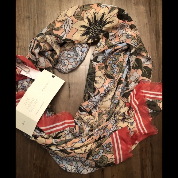 LOFT | Accessories | Brand New Floral Scarf From The Loft | Poshmark